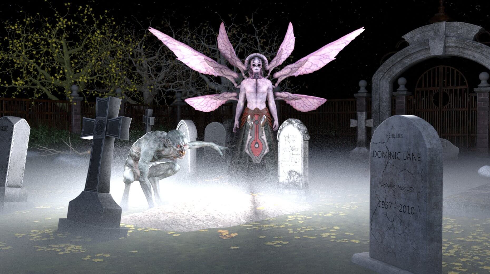 Angel of Death. 3D Render, Digital Art by westcala1c