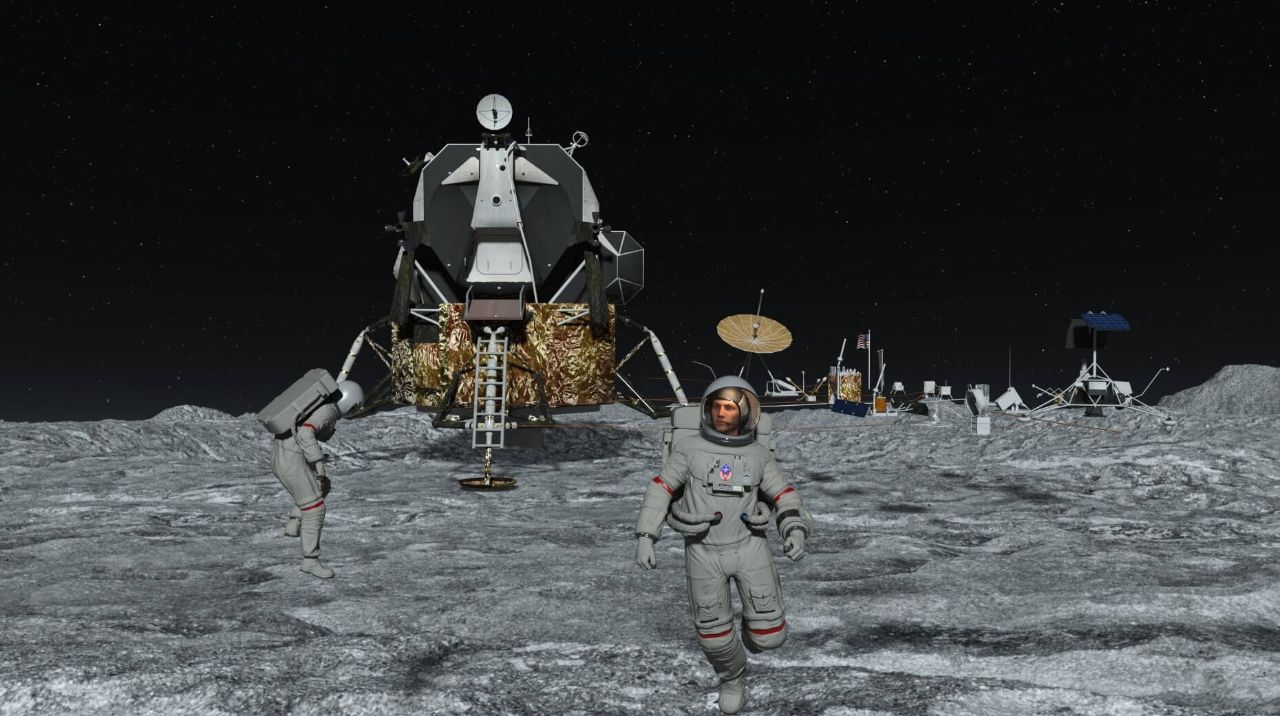 Apollo 18 3D Render, Digital Art by westcala1c