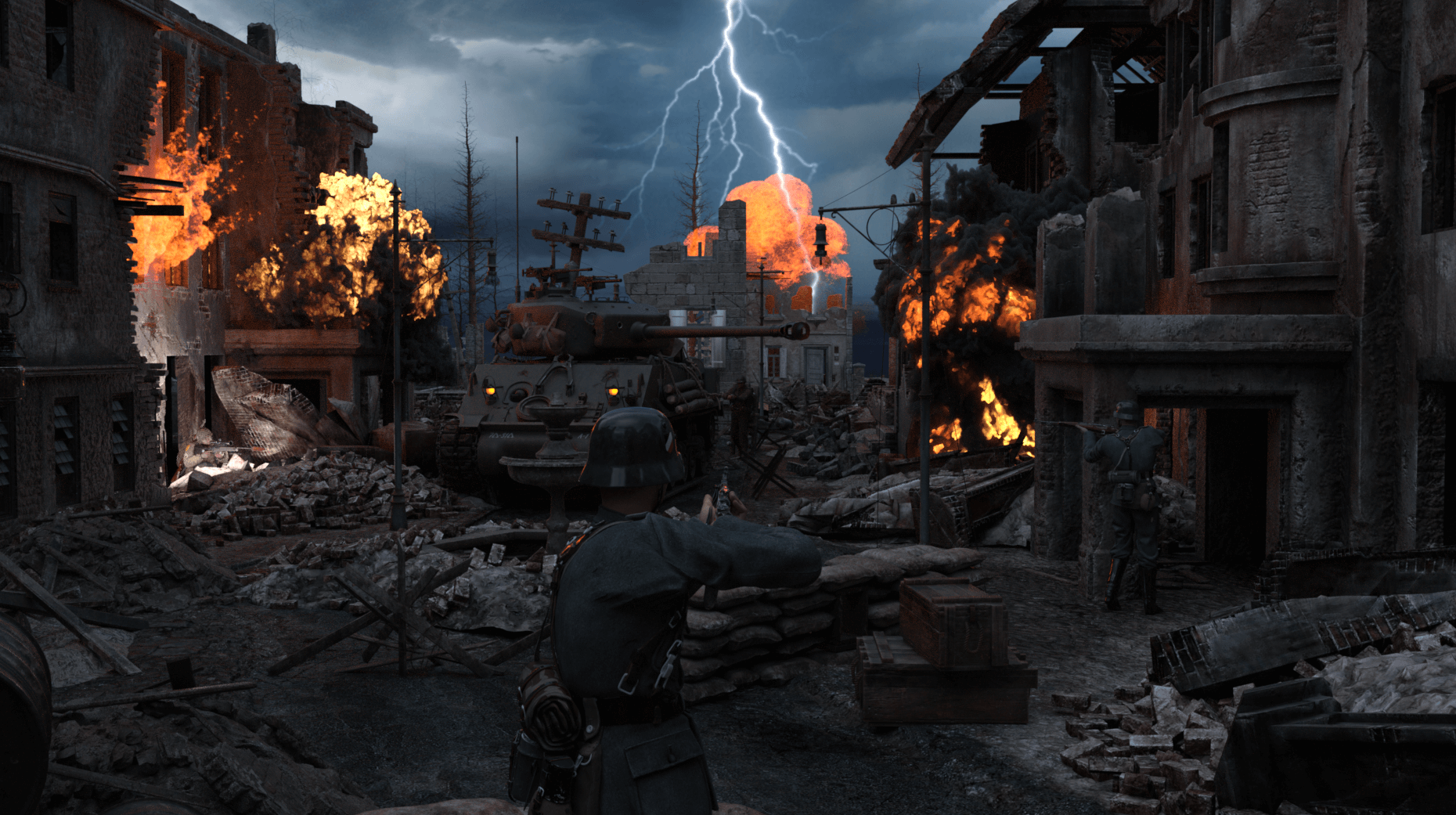 Behind Enemy Lines 3D Render, Digital Art by westcala1c
