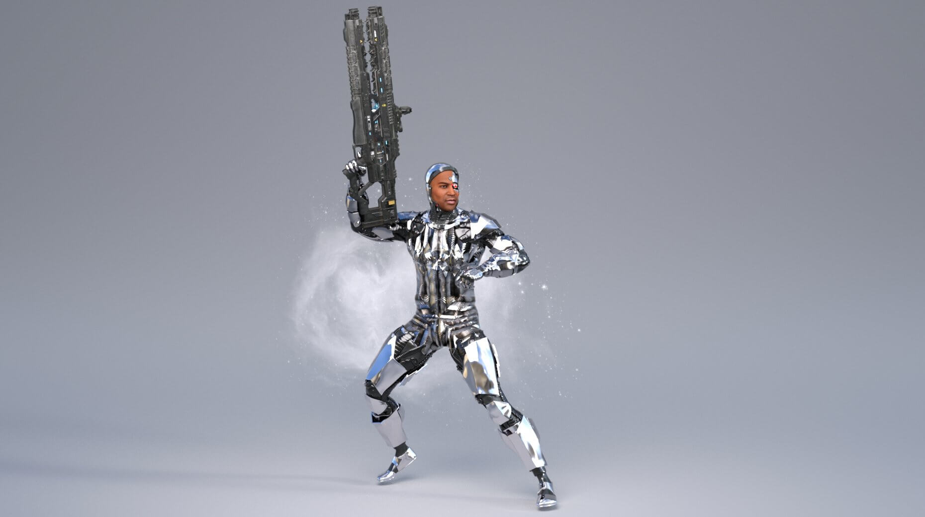 Cyborg. 3D Render | RenderHub Gallery