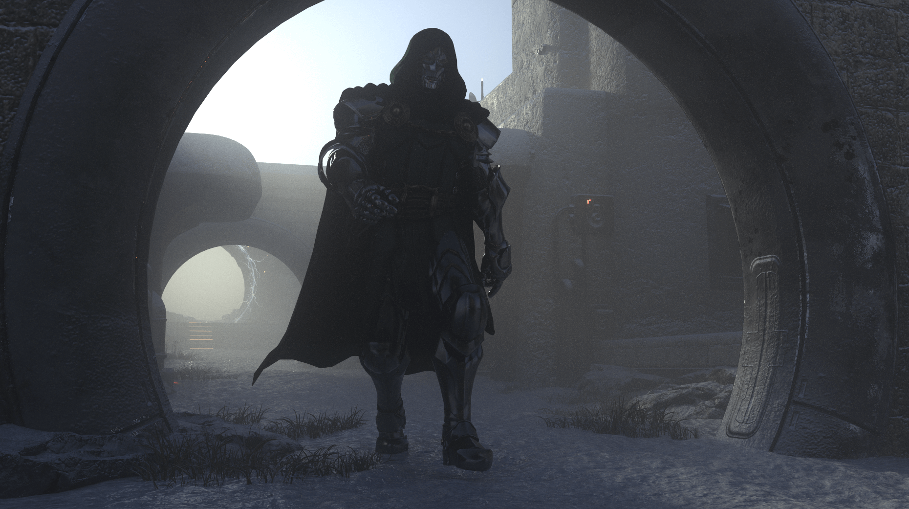 Dr. Doom 3D Render, Digital Art by westcala1c