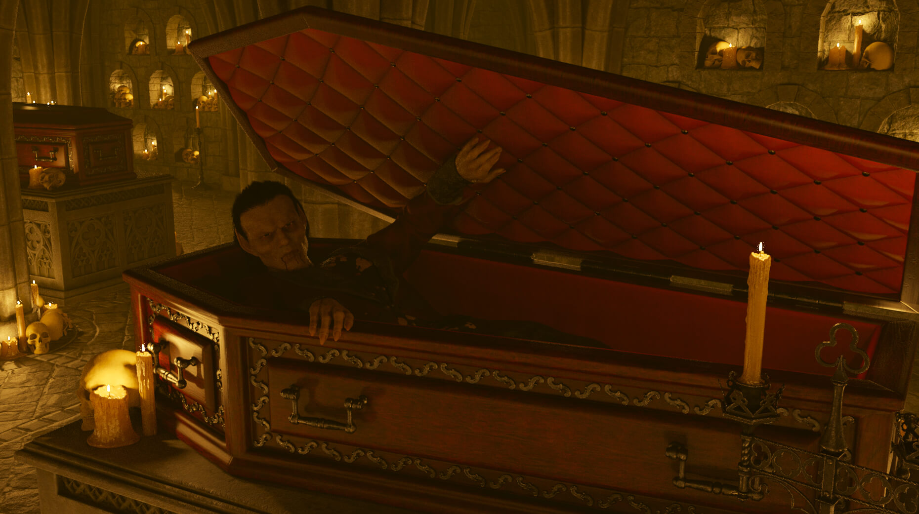 He Rises 3D Render, Digital Art by westcala1c