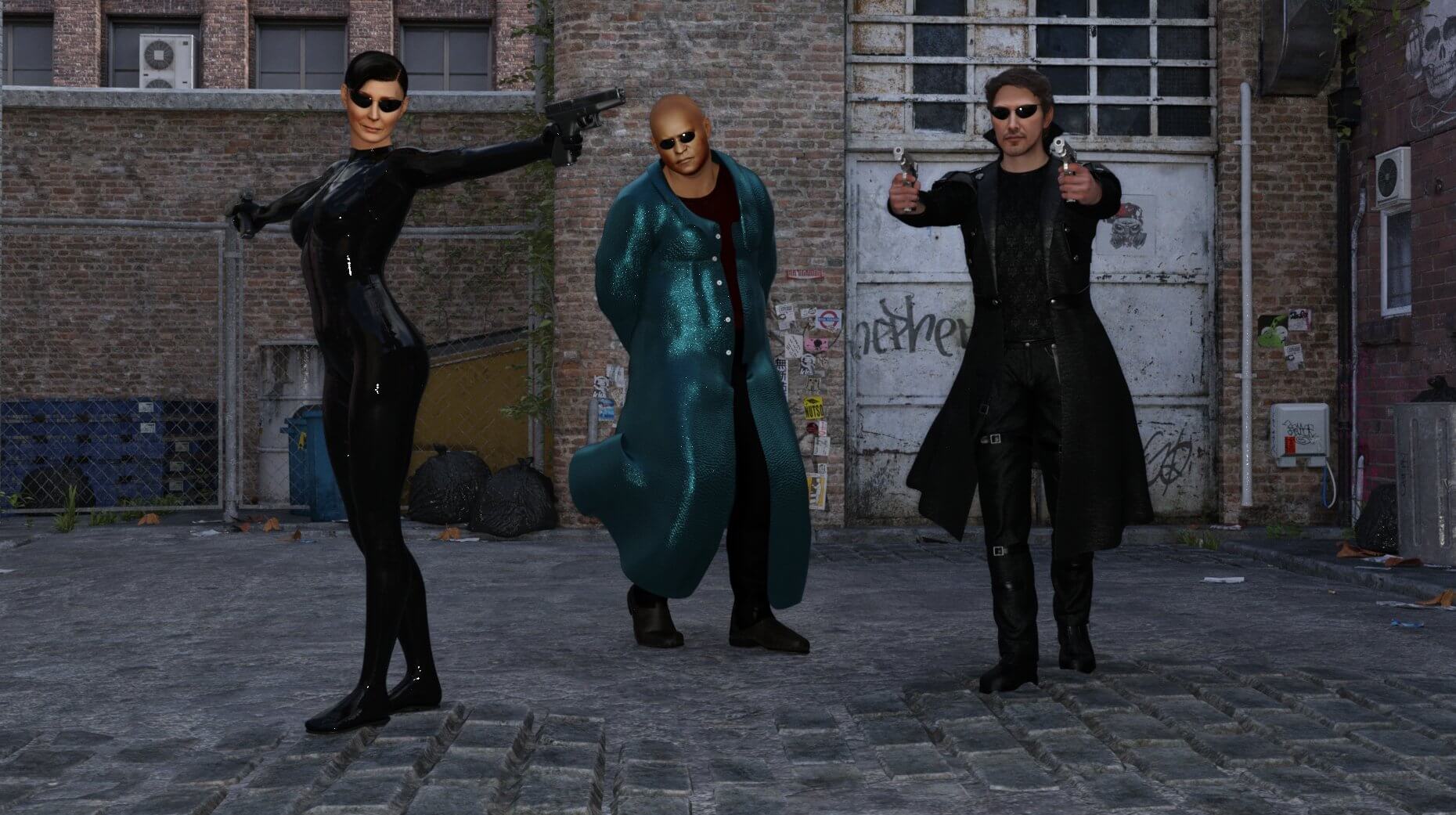 Matrix Revisited. 3D Render, Digital Art by westcala1c