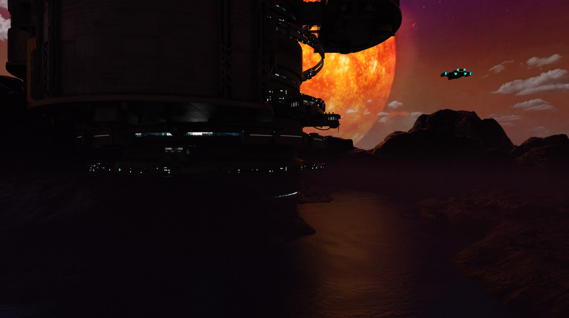 Planet Saxum Base. 3D Render | RenderHub Gallery