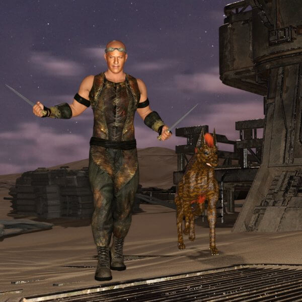 Riddick 3D Render | RenderHub Gallery