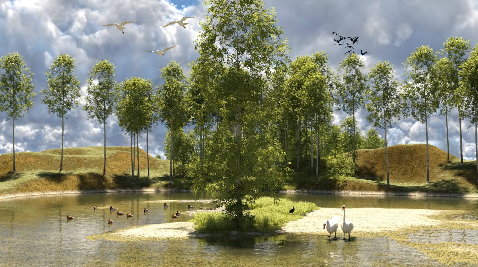 Sanctuary. 3D Render | RenderHub Gallery