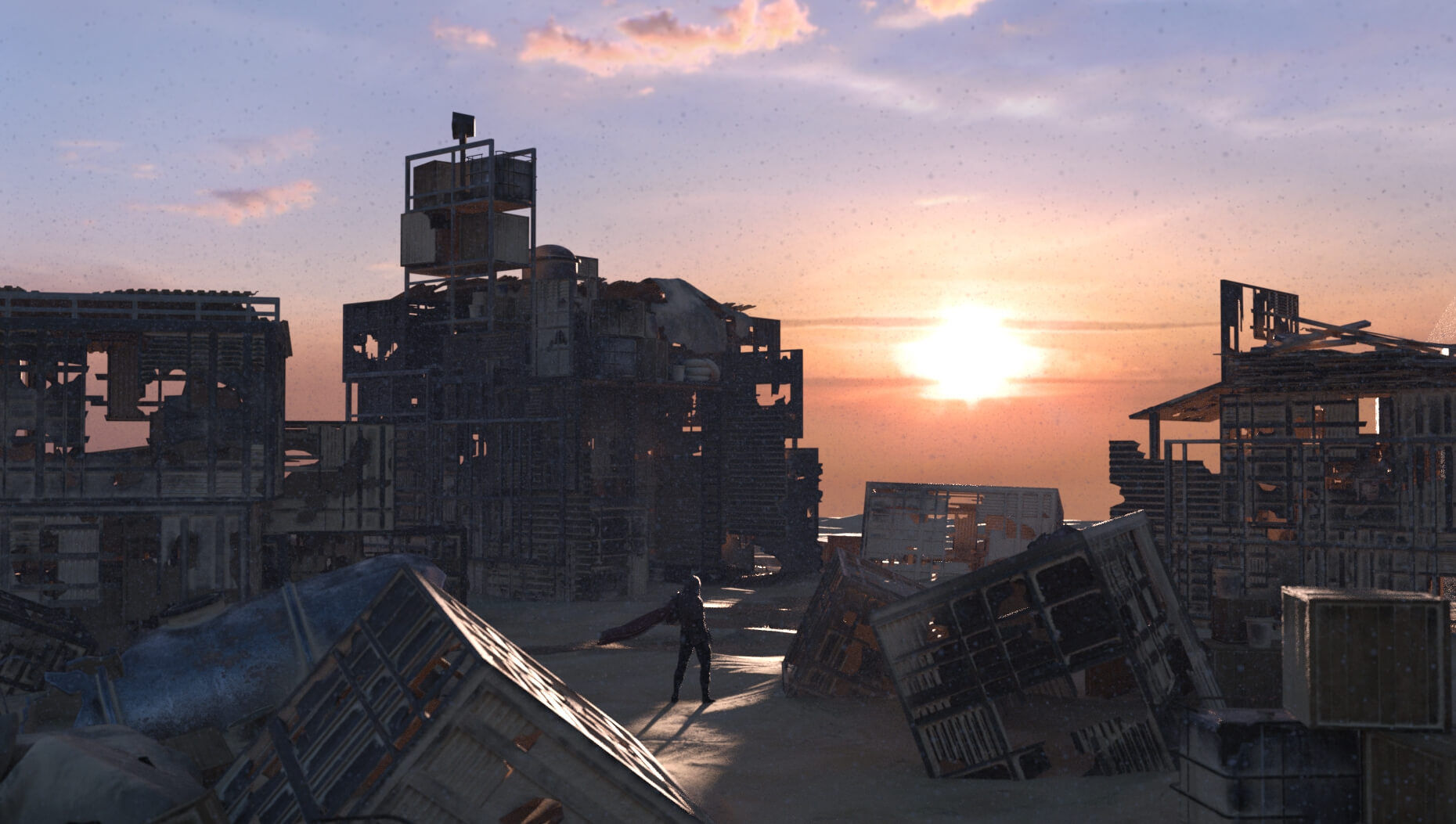 Shadows of Doom. 3D Render, Digital Art by westcala1c