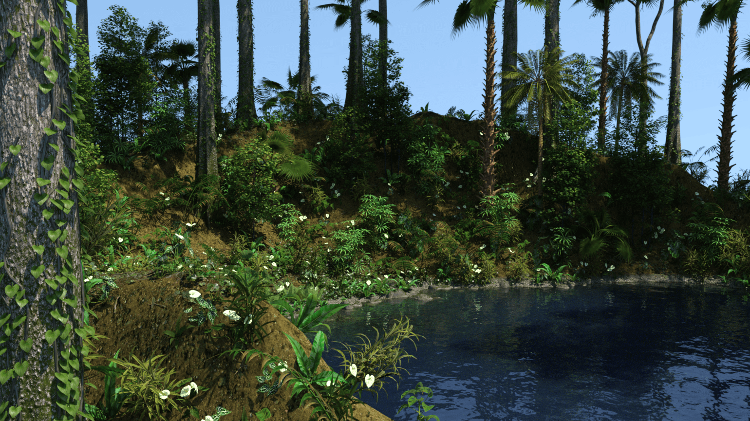 Somewhere in the tropics. 3D Render | RenderHub Gallery