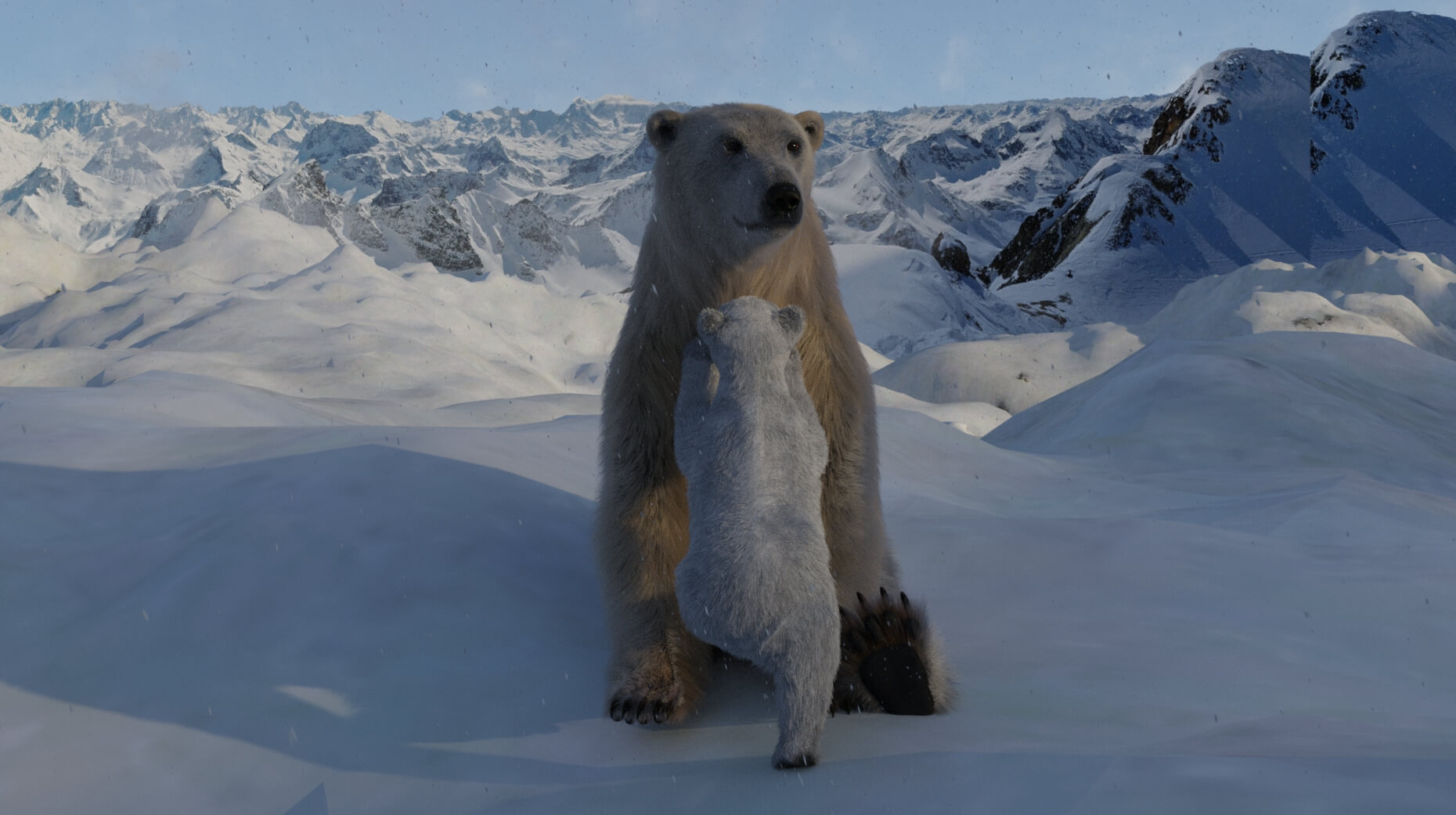 The Arctic Bear. 3D Render, Digital Art by westcala1c