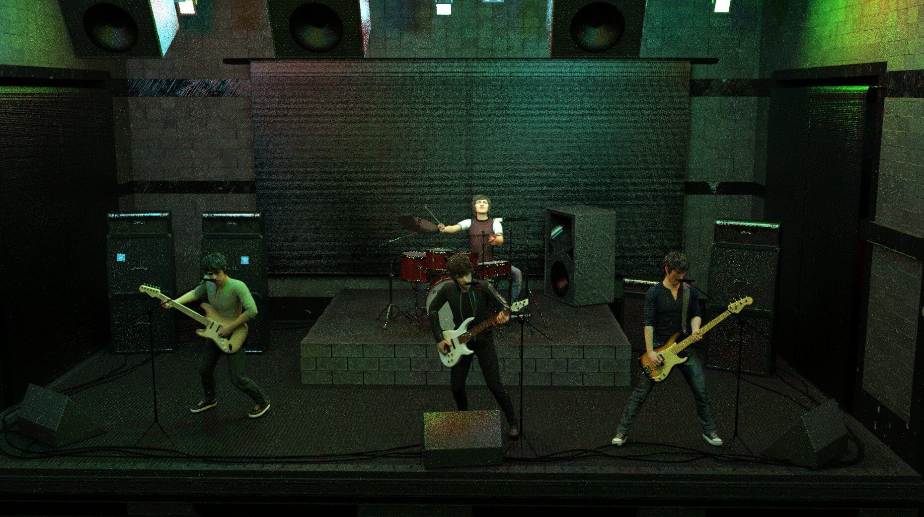 The fab Four. 3D Render | RenderHub Gallery