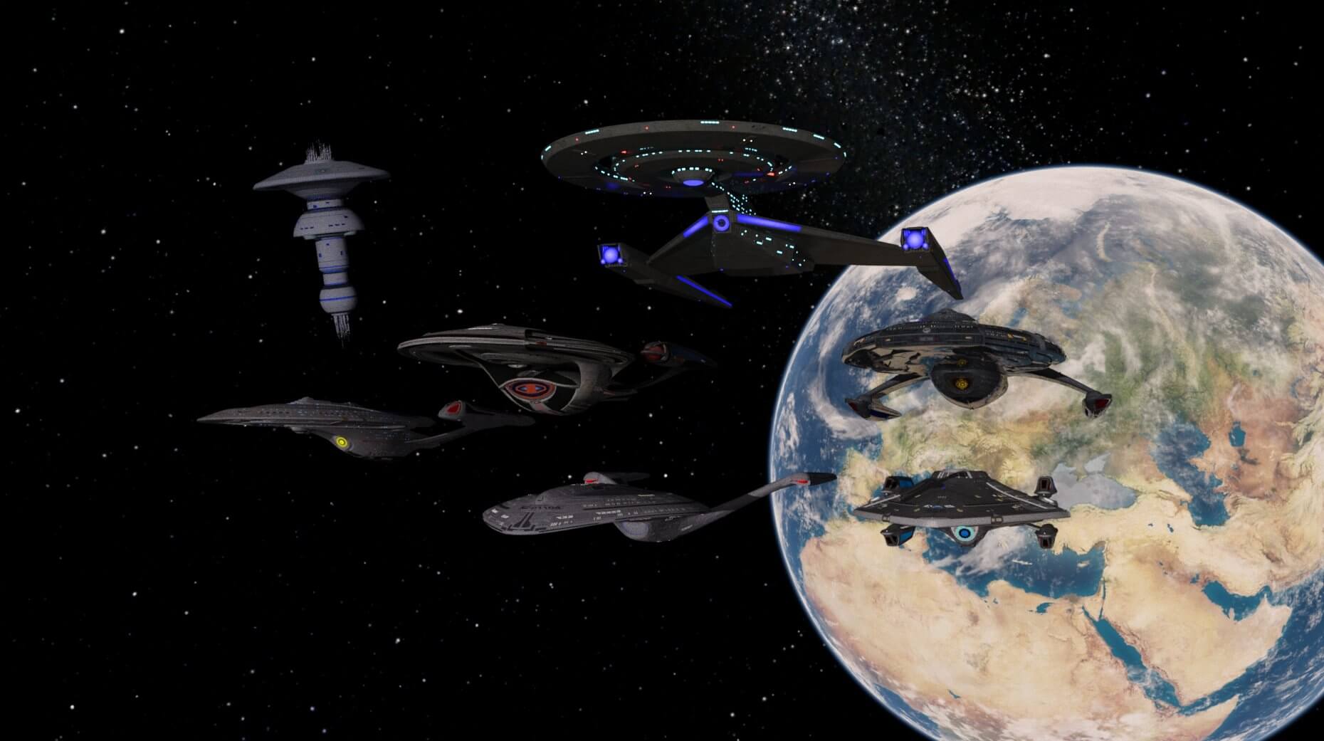 The Federation 3D Render, Digital Art by westcala1c