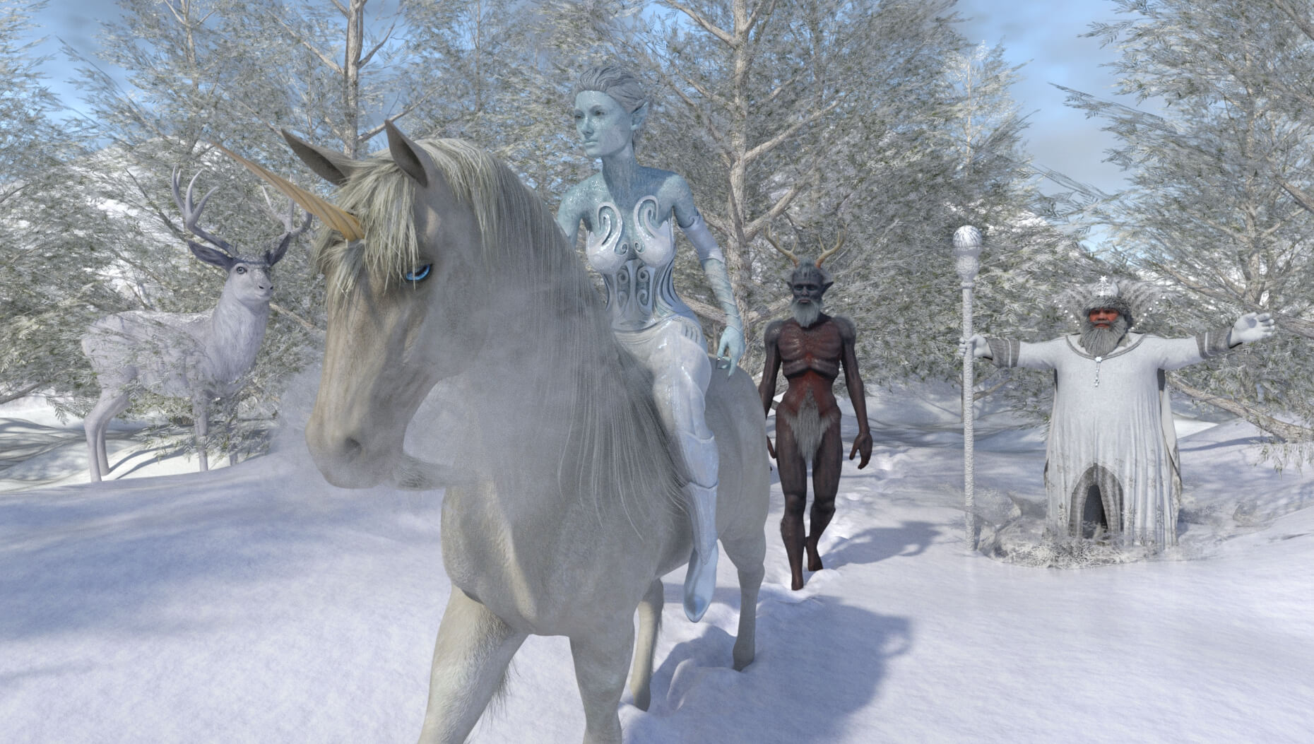 The Frost Maiden Returns. 3D Render | RenderHub Gallery