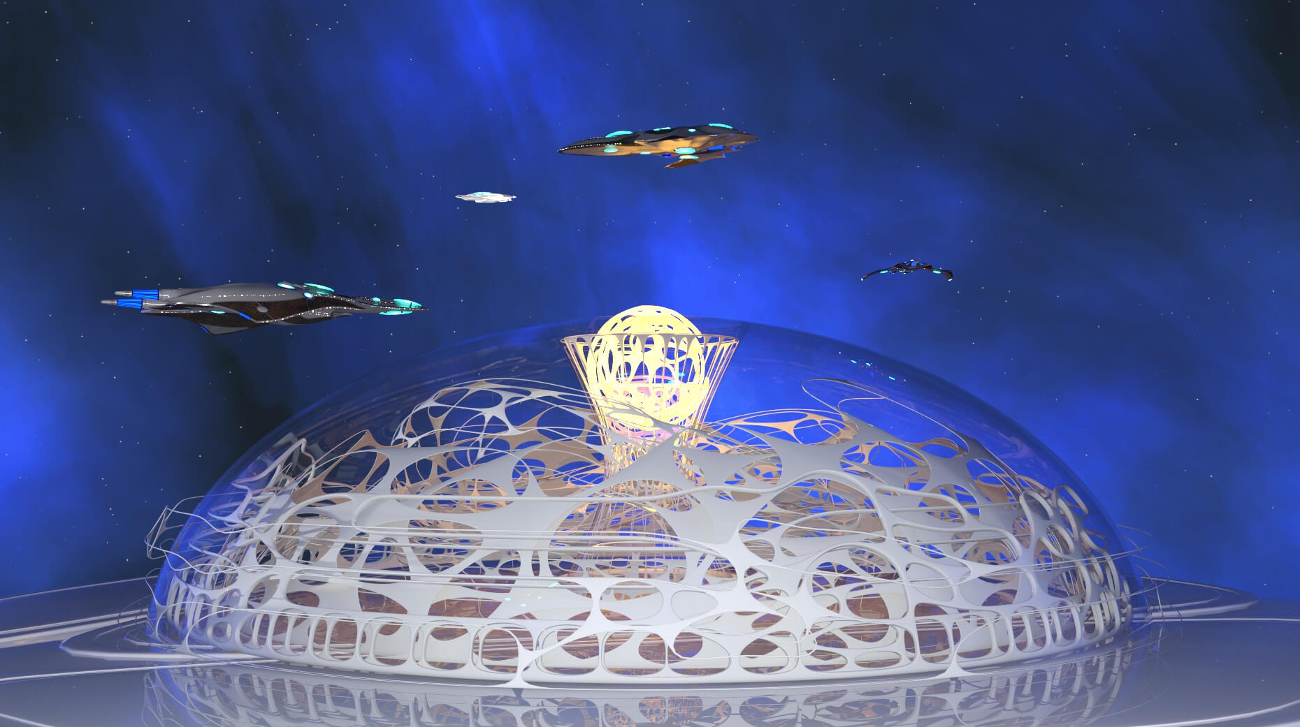 The Helios Dome. 3D Render | RenderHub Gallery