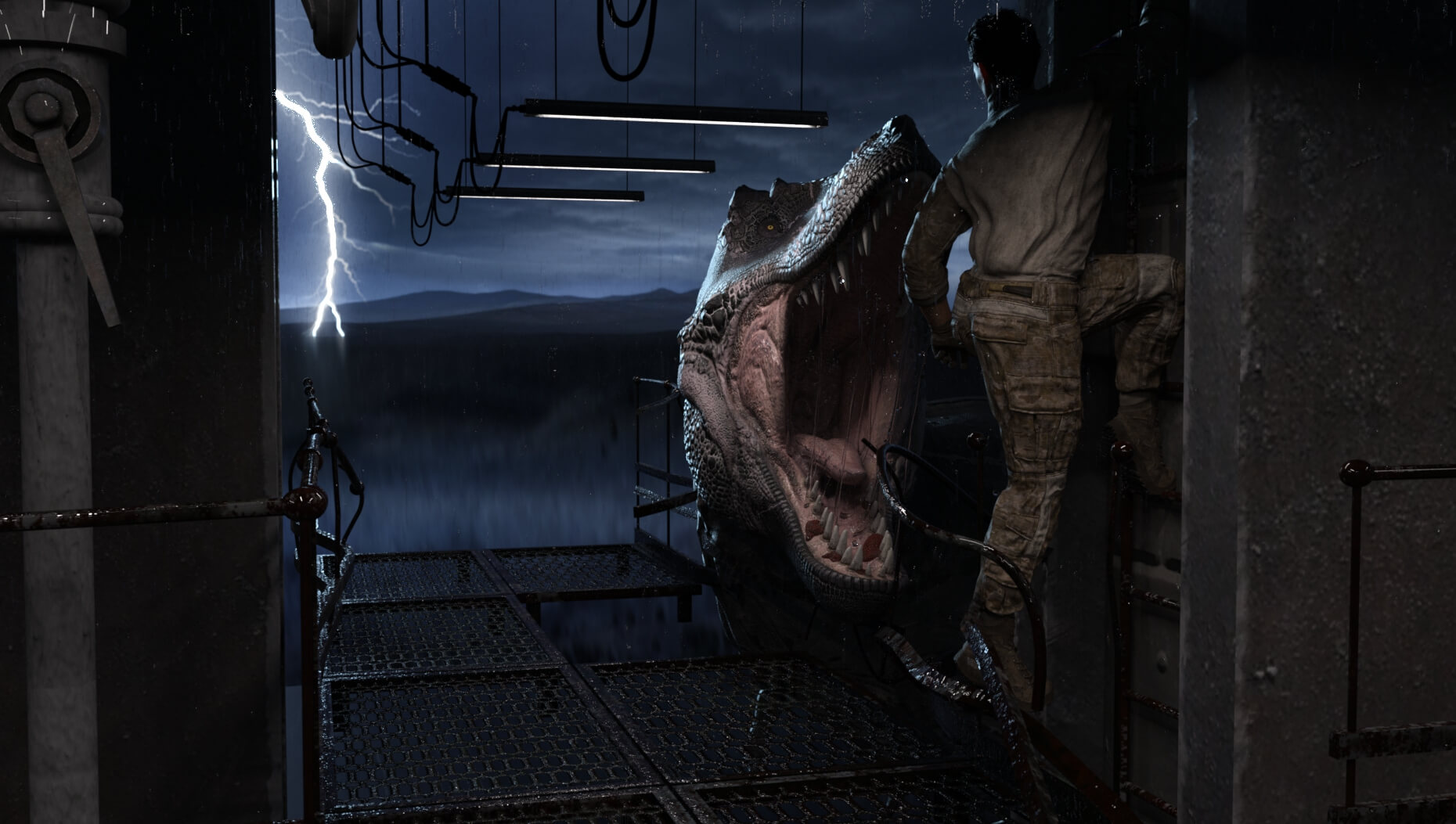 The Hungry Gatecrasher. 3D Render, Digital Art by westcala1c