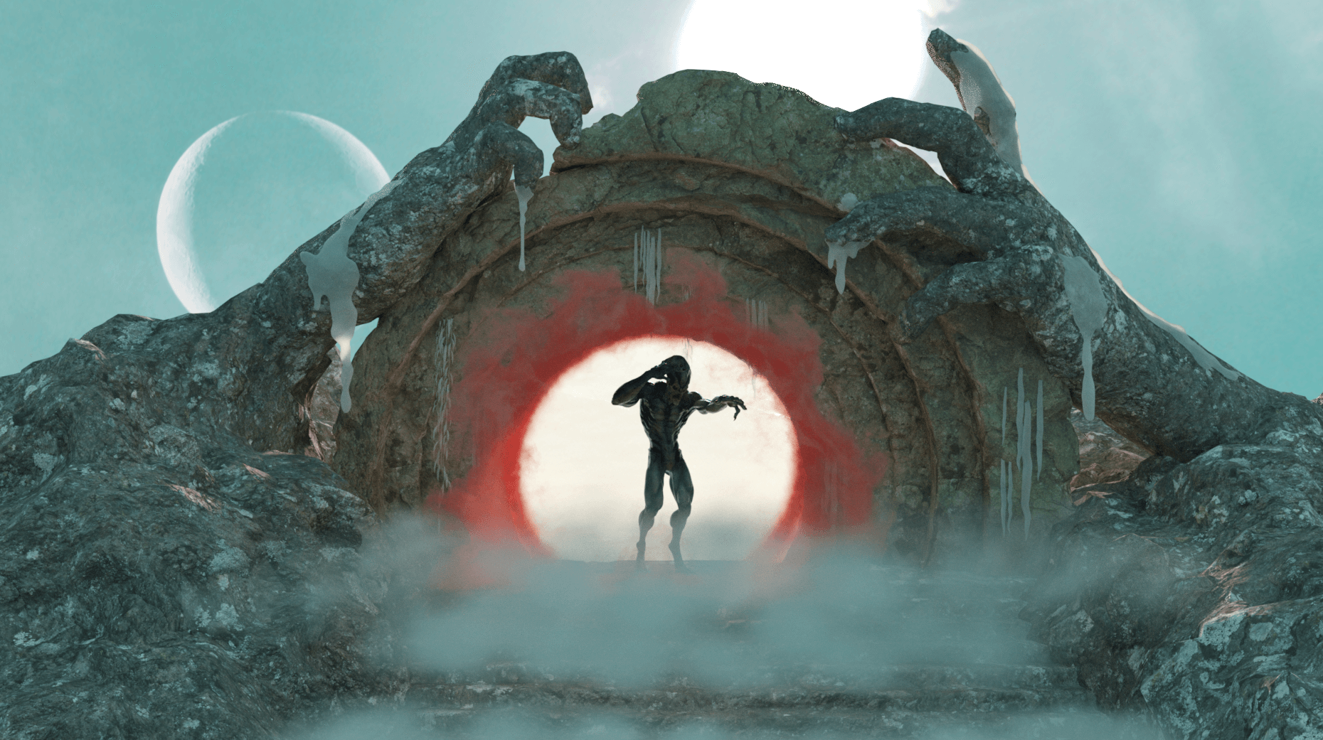 The Outlanders Portal. 3D Render, Digital Art by westcala1c