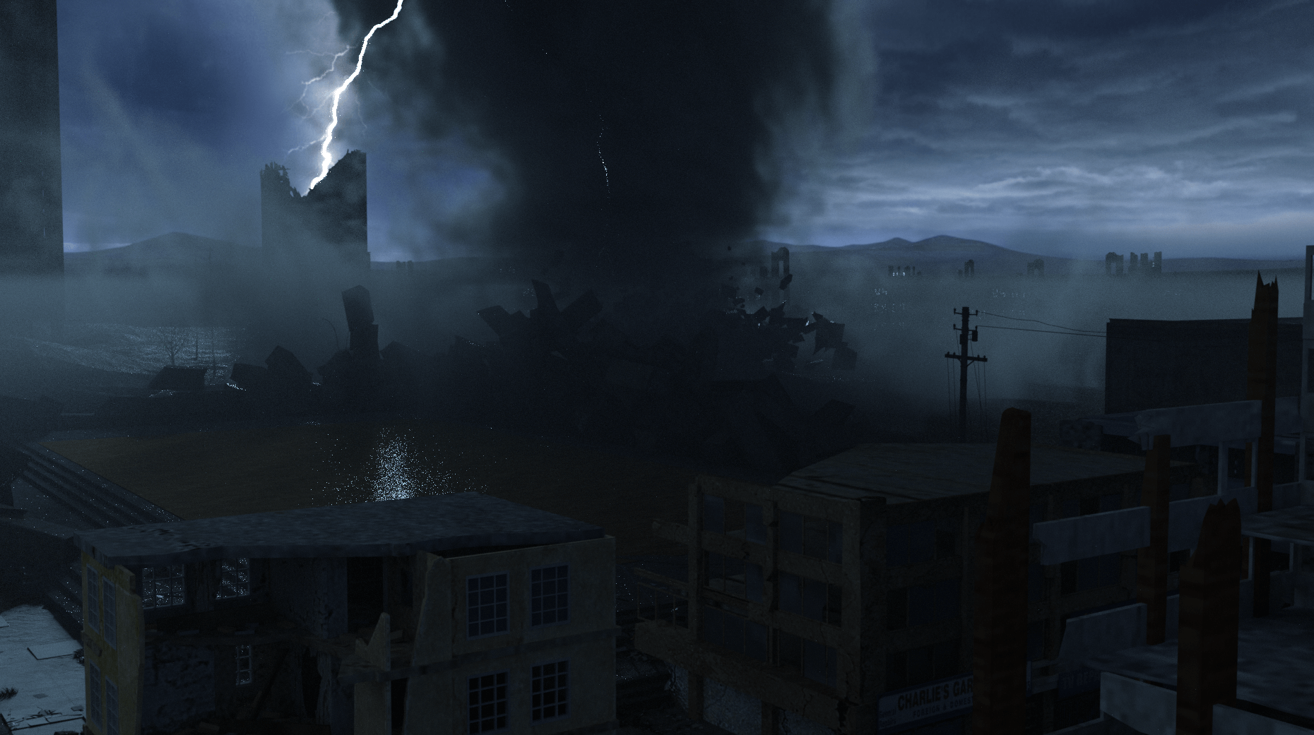 The Perfect Storm. 3D Render, Digital Art by westcala1c