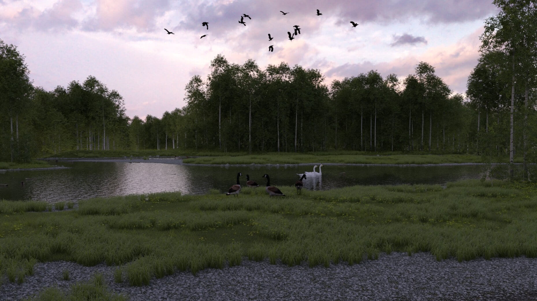 The Tarn. 3D Render | RenderHub Gallery