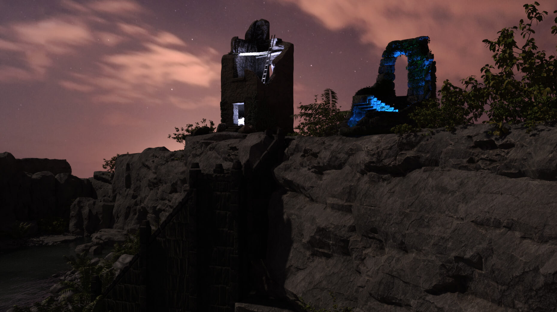 Towers of Ruin 3D Render, Digital Art by westcala1c