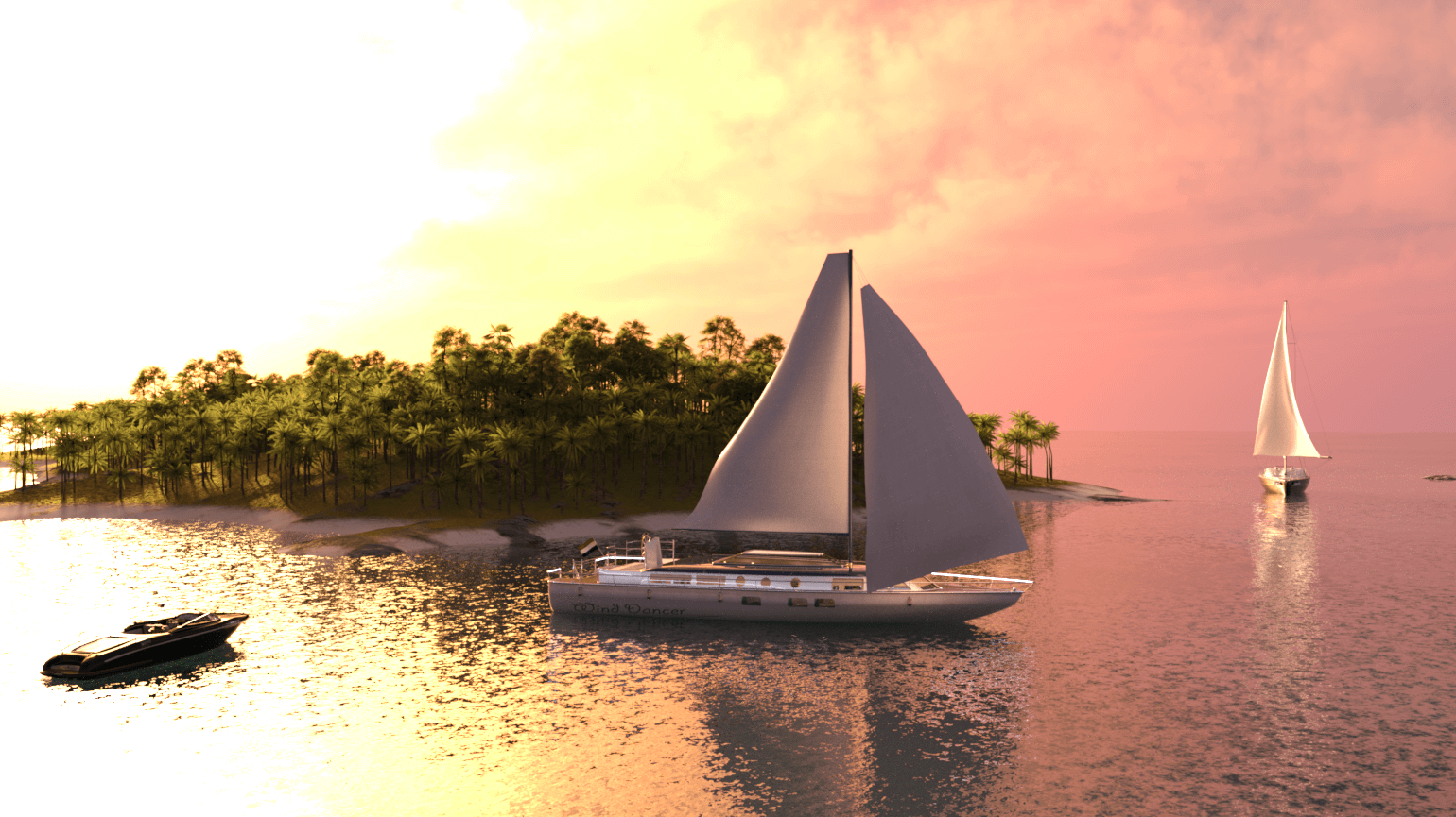 Tropical Hotspot 3D Render, Digital Art by westcala1c