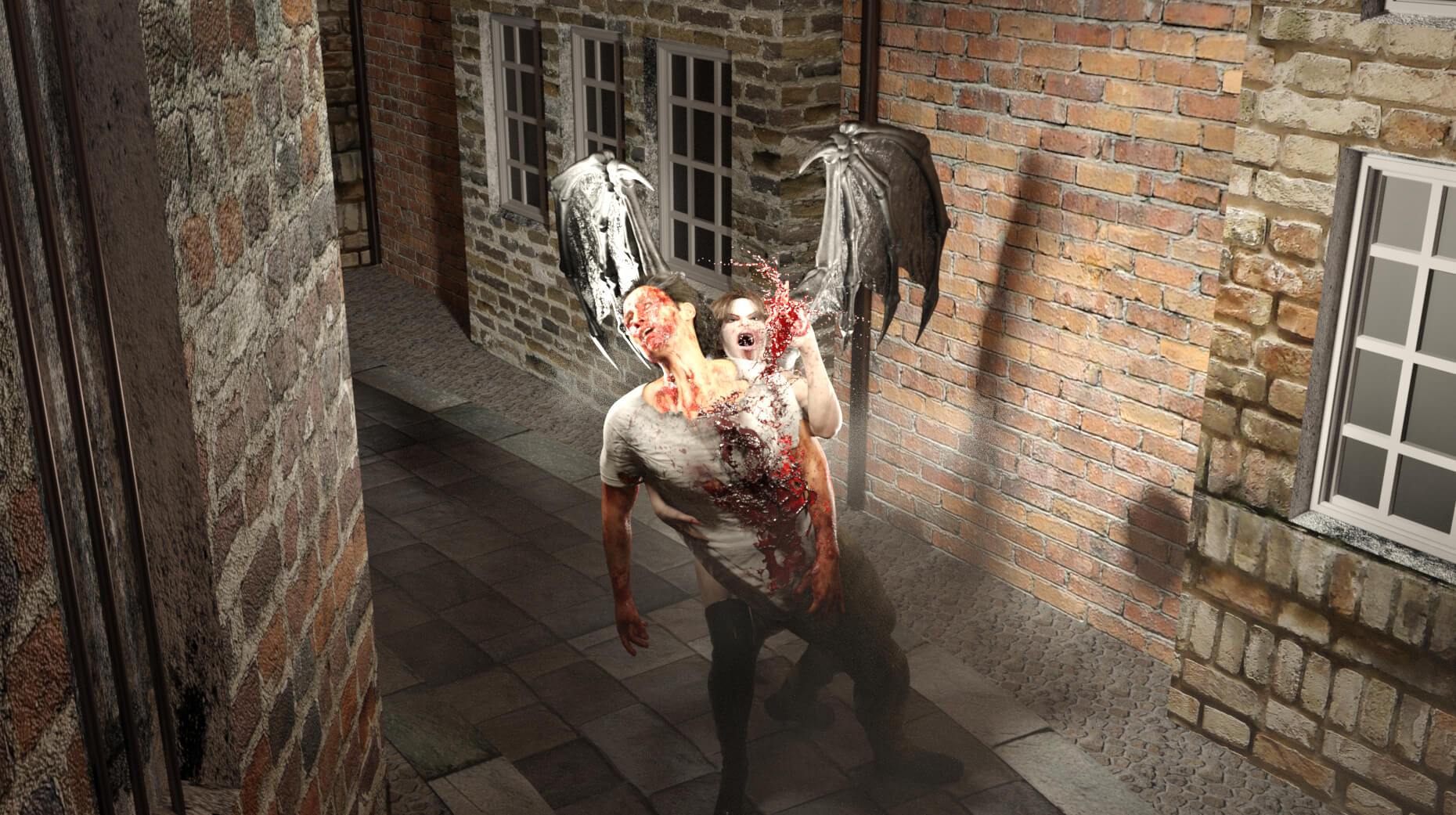 Vampire Queen 3D Render, Digital Art by westcala1c