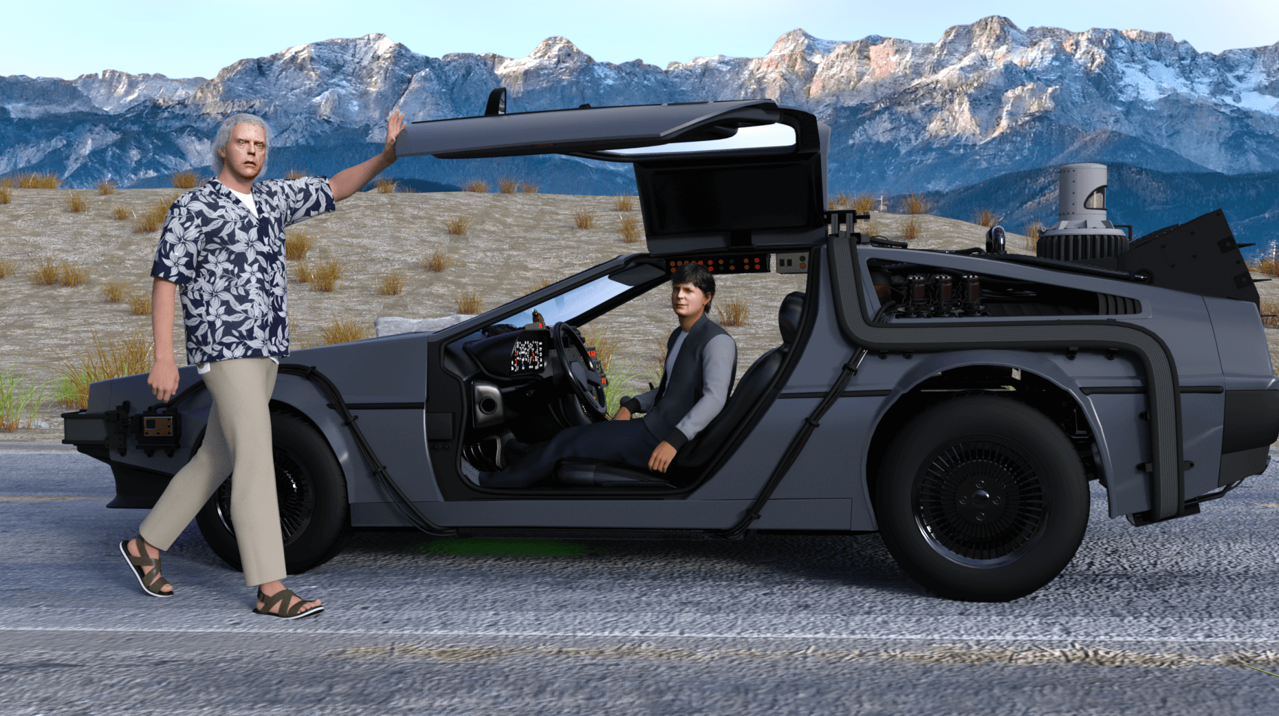 We Must Go Back. 3D Render, Digital Art by westcala1c