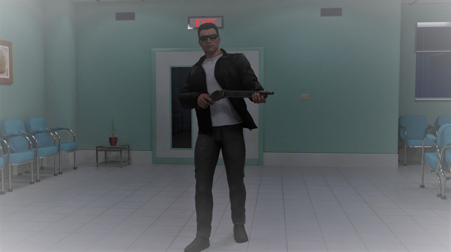 Where is John Conner? 3D Render, Digital Art by westcala1c