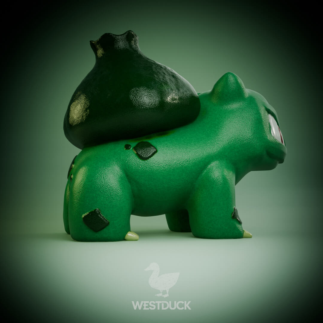Bulbasaur - Pokemon Free 3D Model by WestDuck