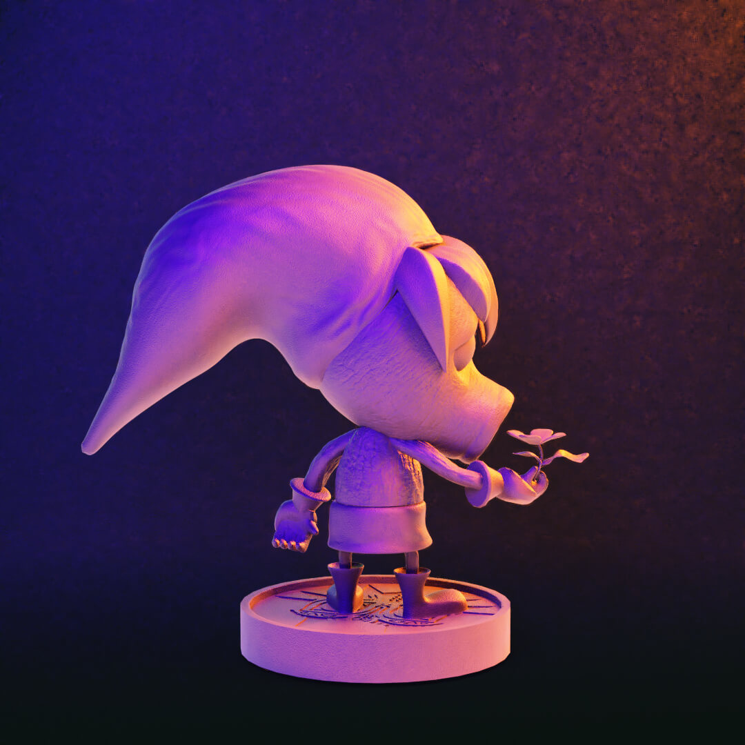 Deku Scrub Link - Zelda Majora's Mask Free 3D Print Model by WestDuck