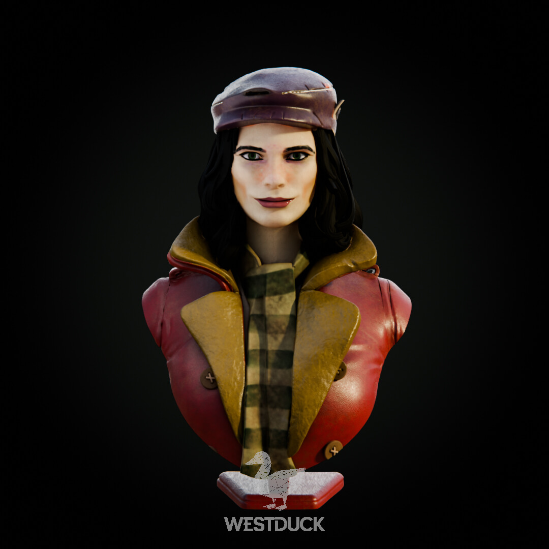 Fallout 4 - Piper Wright 3D Model by WestDuck