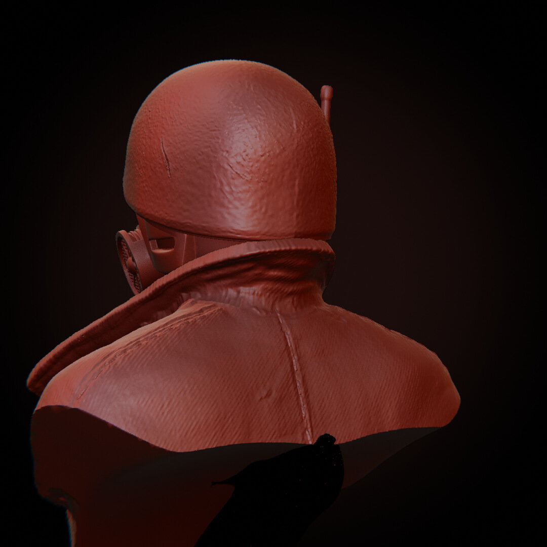 Fallout New Vegas - Ncr Ranger Bust 3D Model by WestDuck