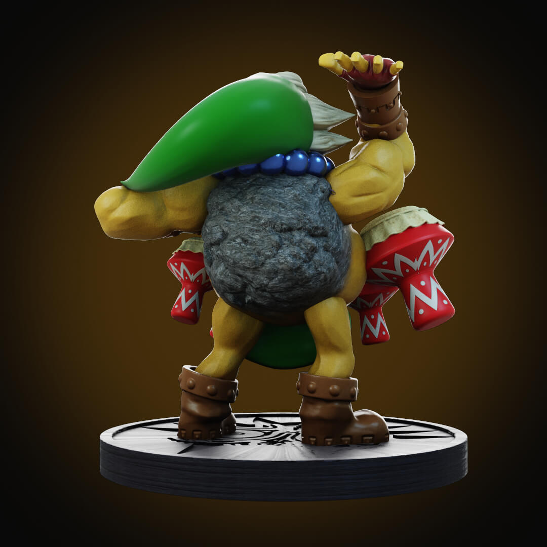Goron Link - Zelda Majoras Mask Free 3D Model by WestDuck