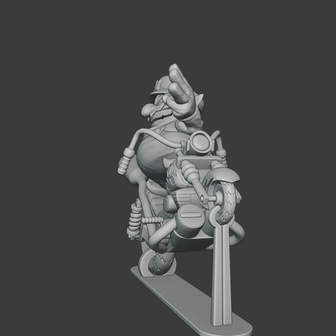 Wario - Super Smash Bros 3D Model by WestDuck