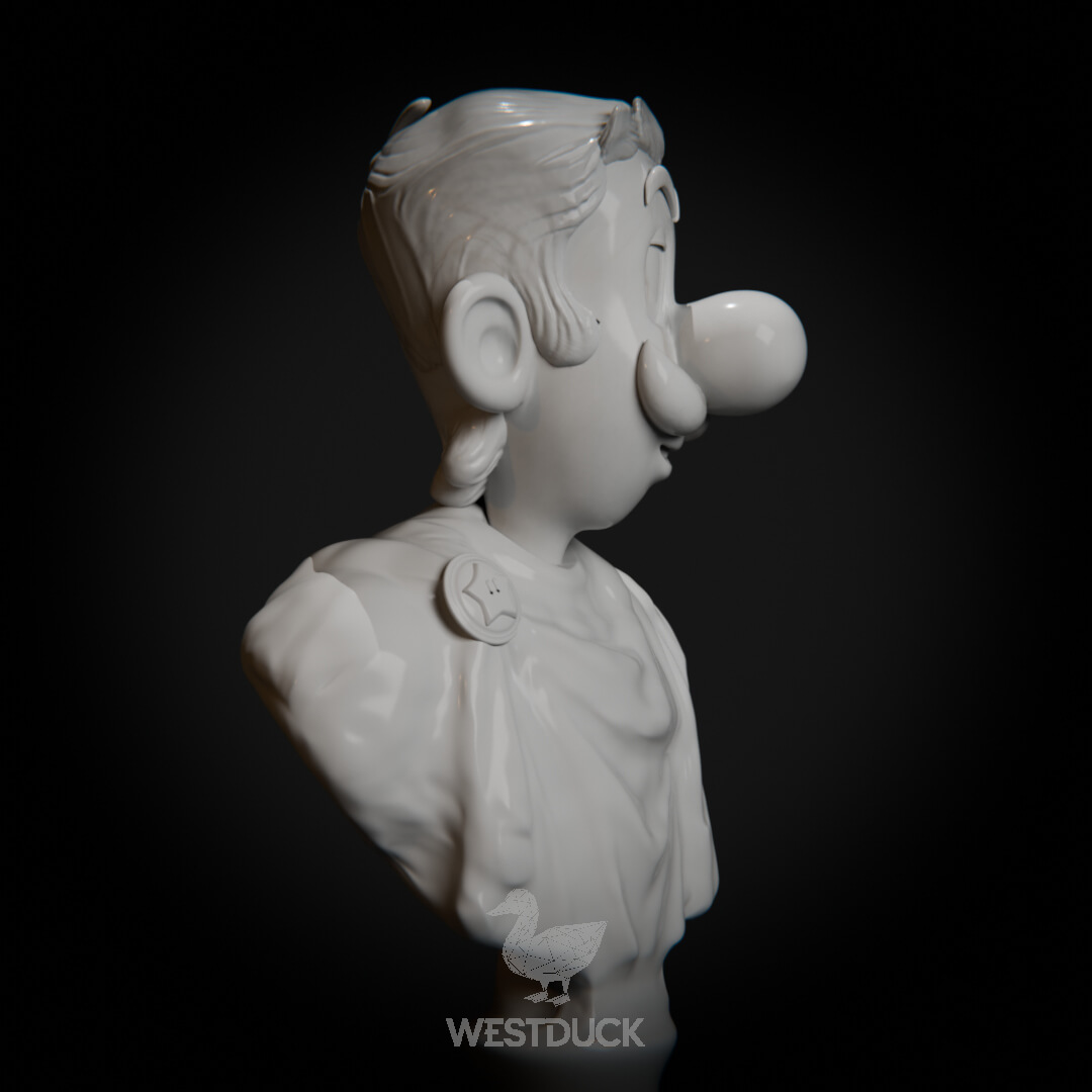 Mario and Luigi - 3D Model by WestDuck