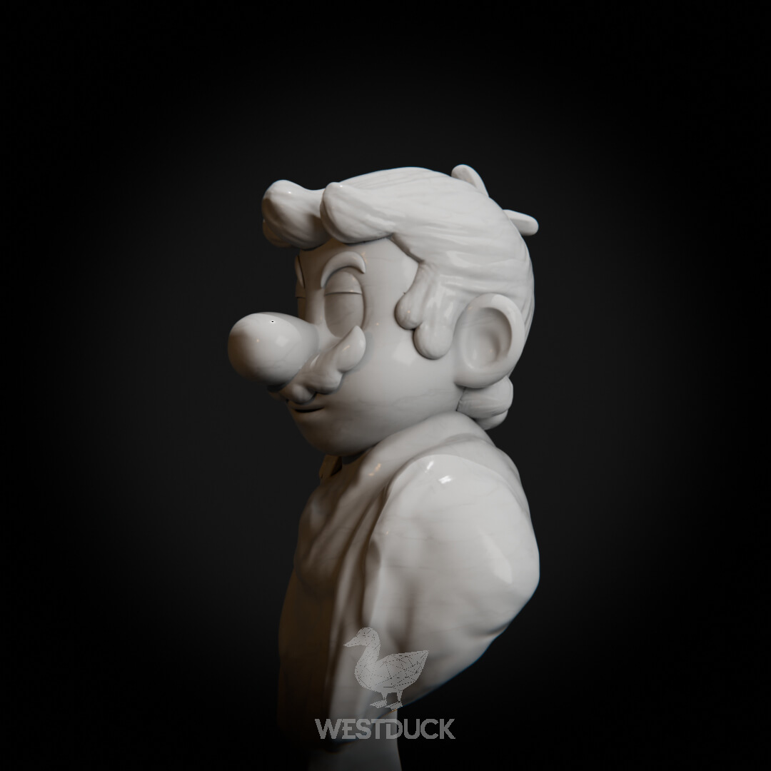 Mario and Luigi - 3D Model by WestDuck
