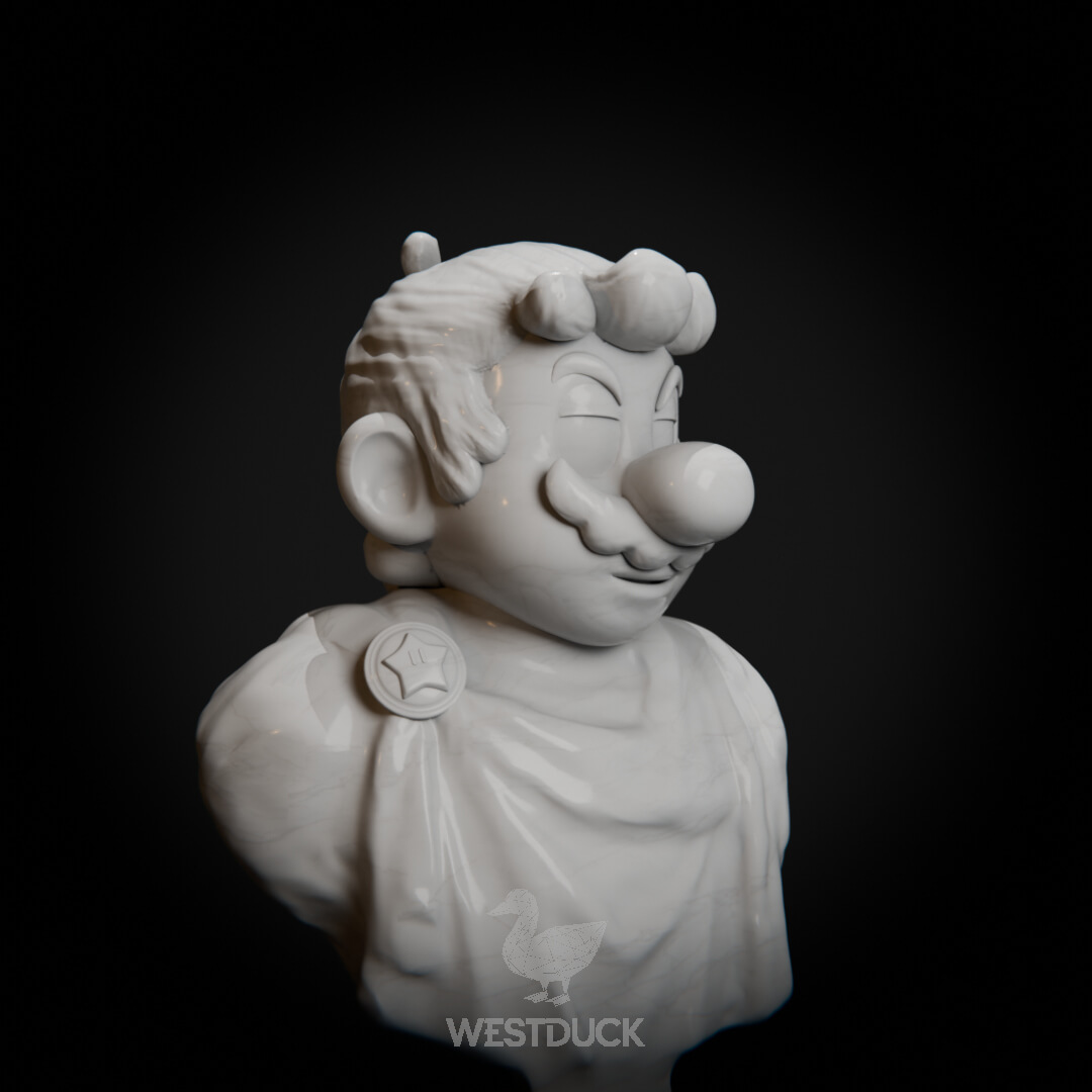 Mario and Luigi - 3D Model by WestDuck