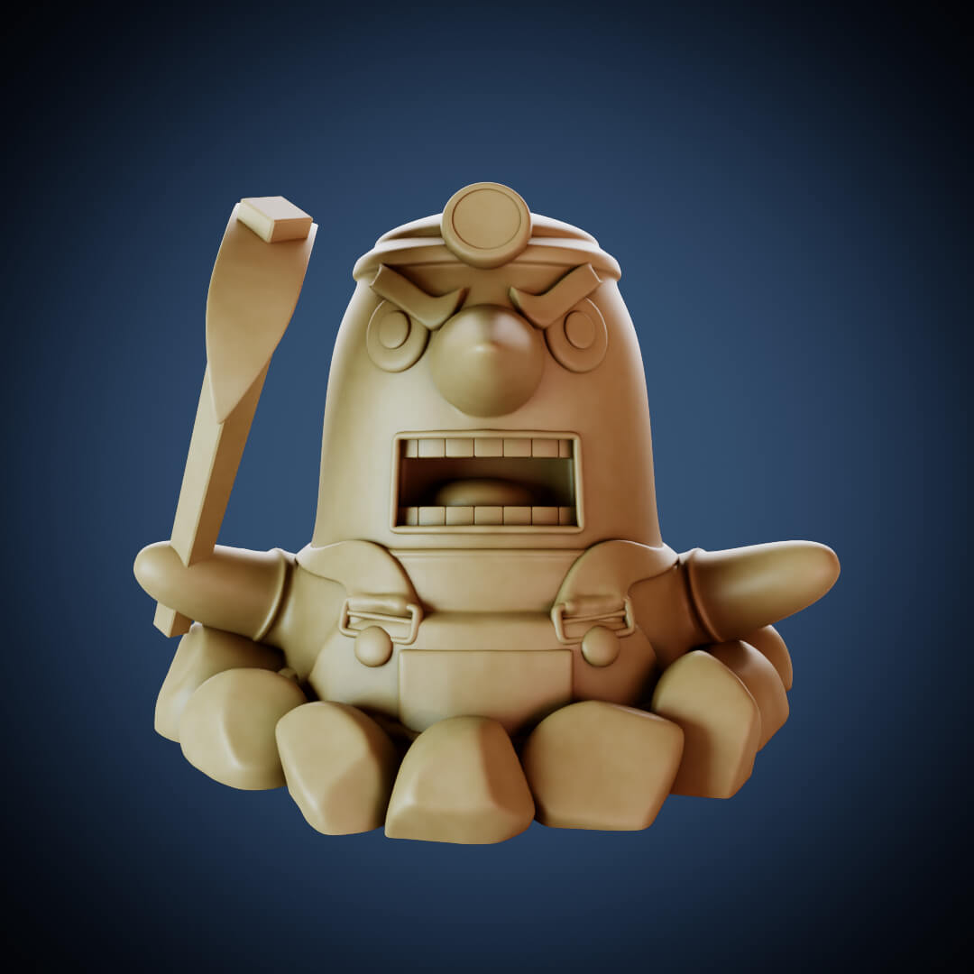 Mr Resetti - Animal Crossing Free 3D Print Model by WestDuck