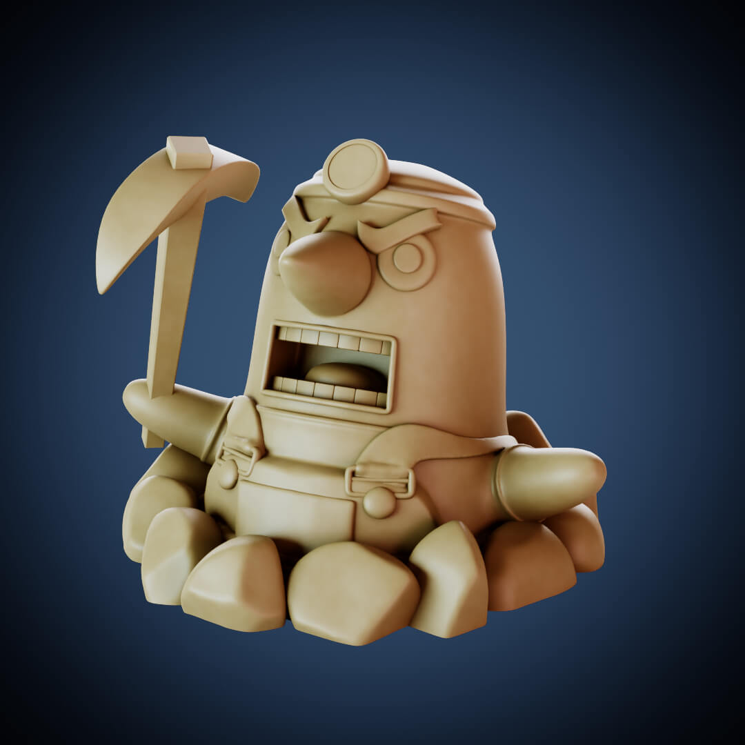 Mr Resetti - Animal Crossing Free 3D Print Model by WestDuck