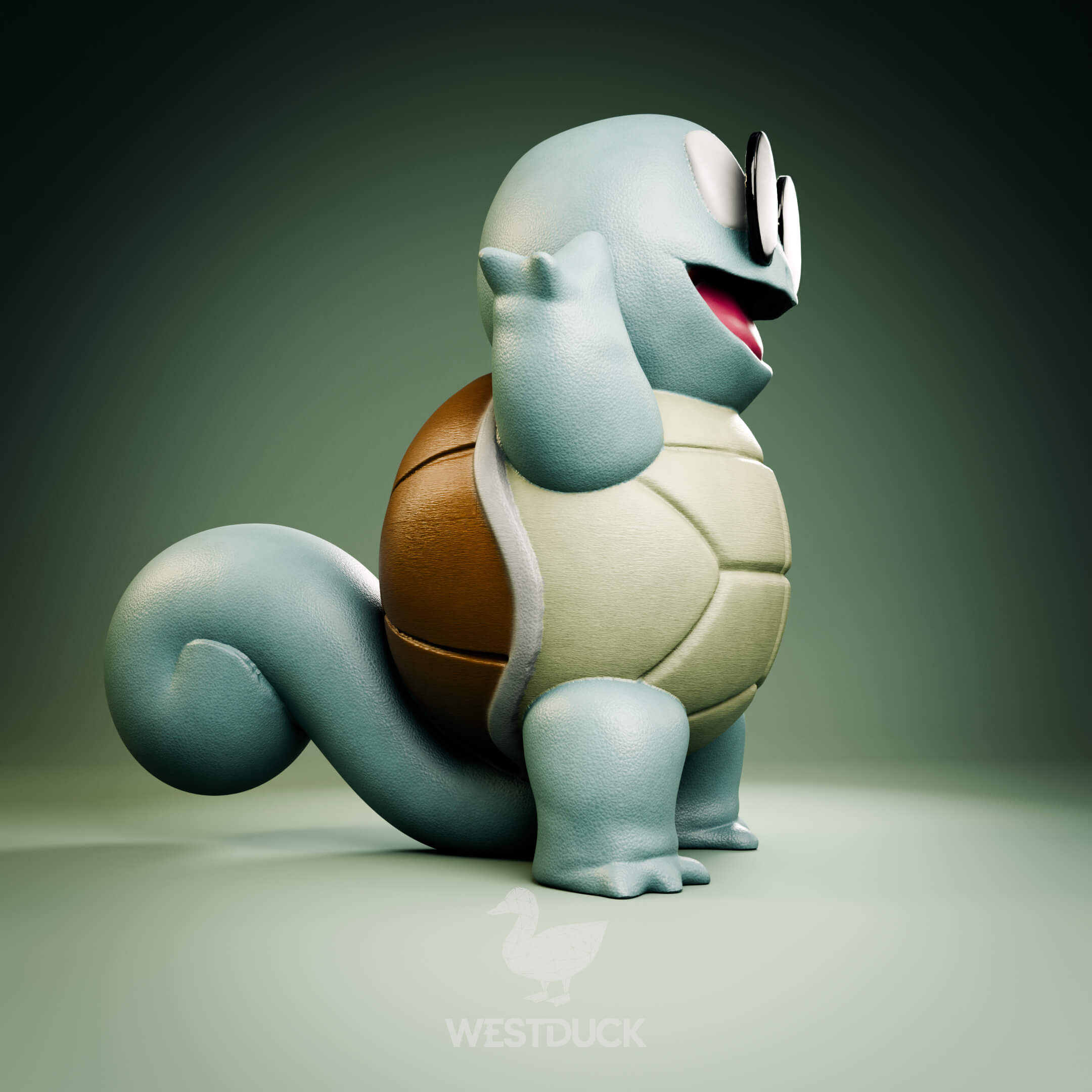 Squirtle Squad 2- Pokemon Anime Free 3D Model by WestDuck