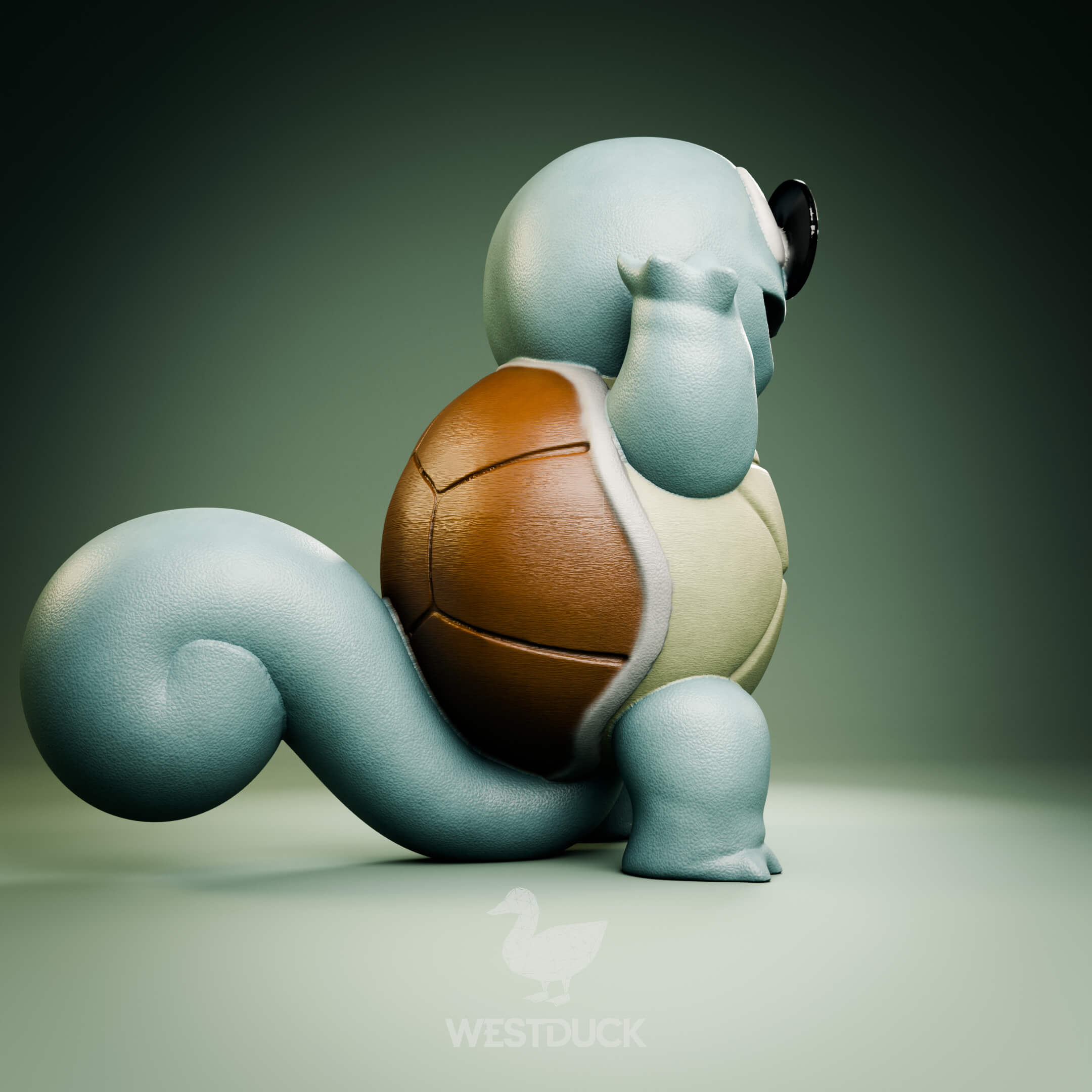 Squirtle Squad 2- Pokemon Anime Free 3D Model by WestDuck
