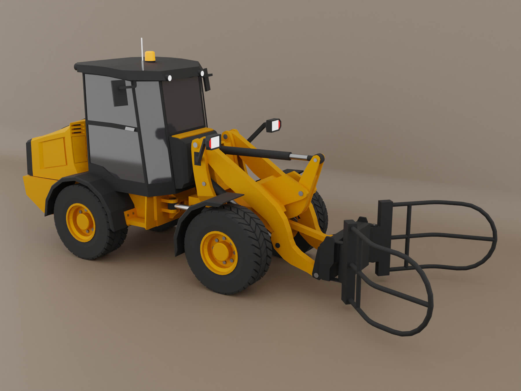 AG Handler - Heavy Vehicle Low-Poly 3D Model by Wh1T3h4Ck5