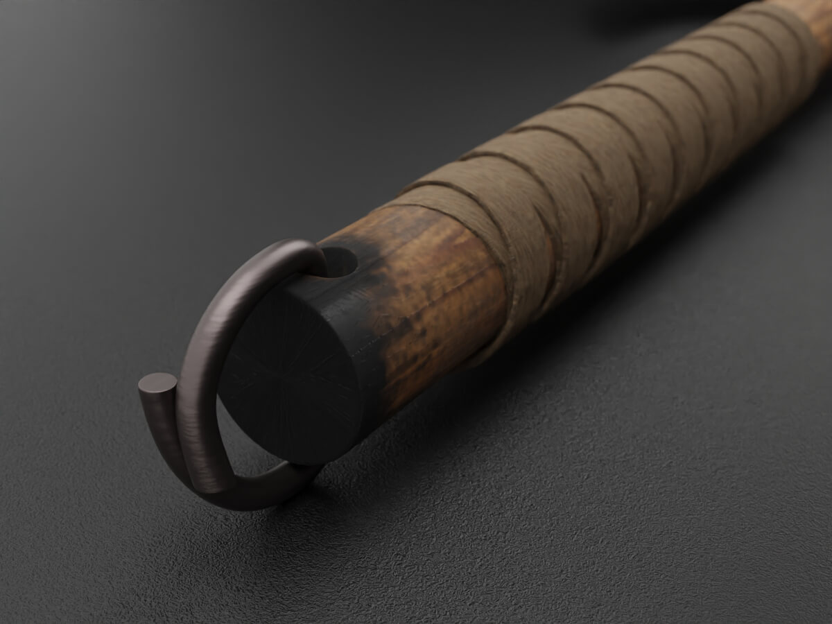 Rusty Battle Axe - 3D Model by Wh1T3h4Ck5