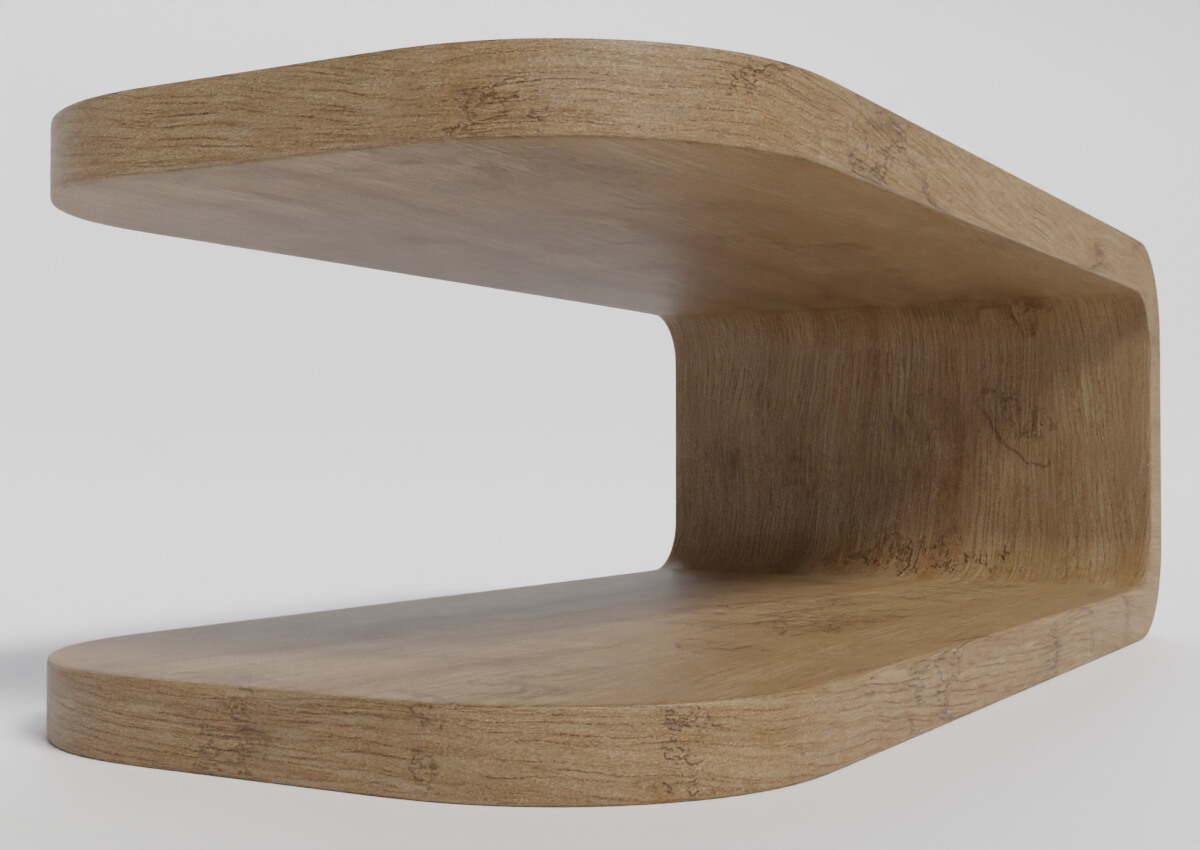 Minimalist Coffee Table - Free Low-Poly Free 3D Model by Wh1T3h4Ck5