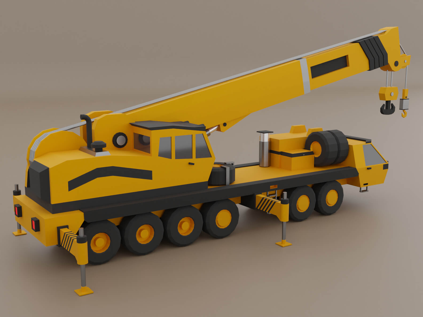 Heavy Machinery Low-Poly Pack 1 by Wh1T3h4Ck5