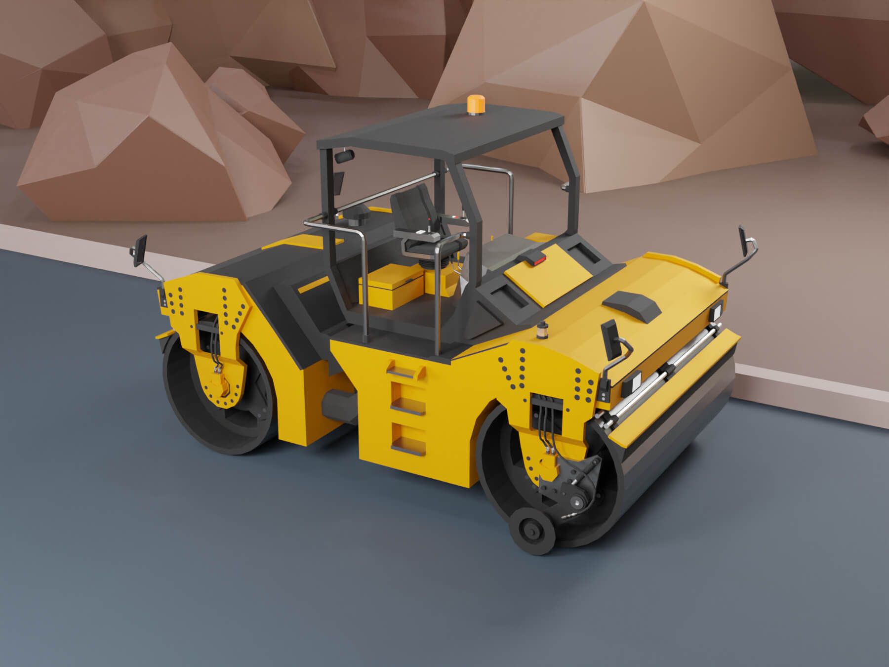 Heavy Machinery Low-Poly Pack 1 by Wh1T3h4Ck5