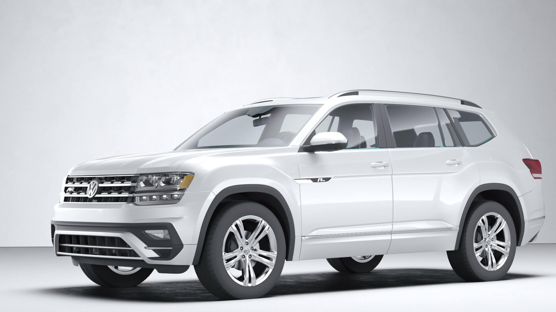 Volkswagen Atlas R-Line 2017 3D Model by WhiteStudio