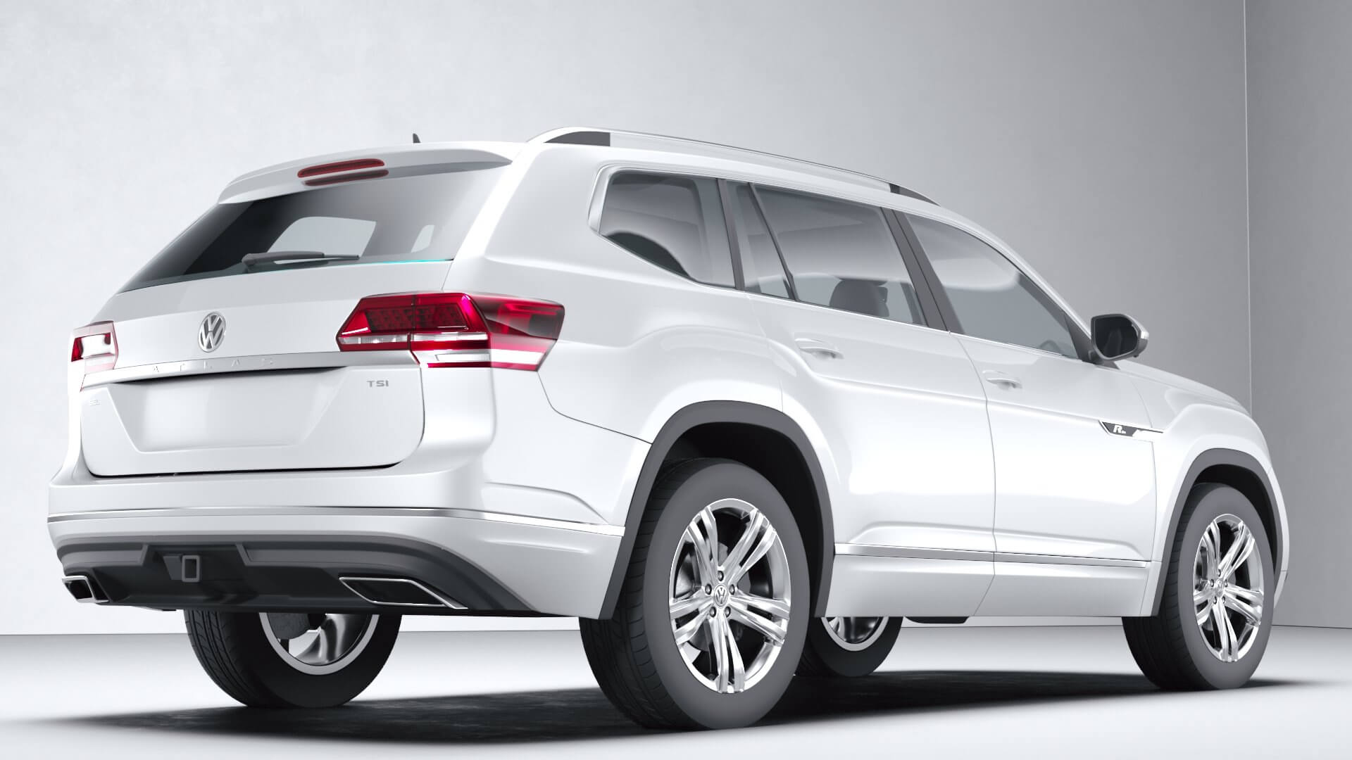 Volkswagen Atlas R-Line 2017 3D Model by WhiteStudio