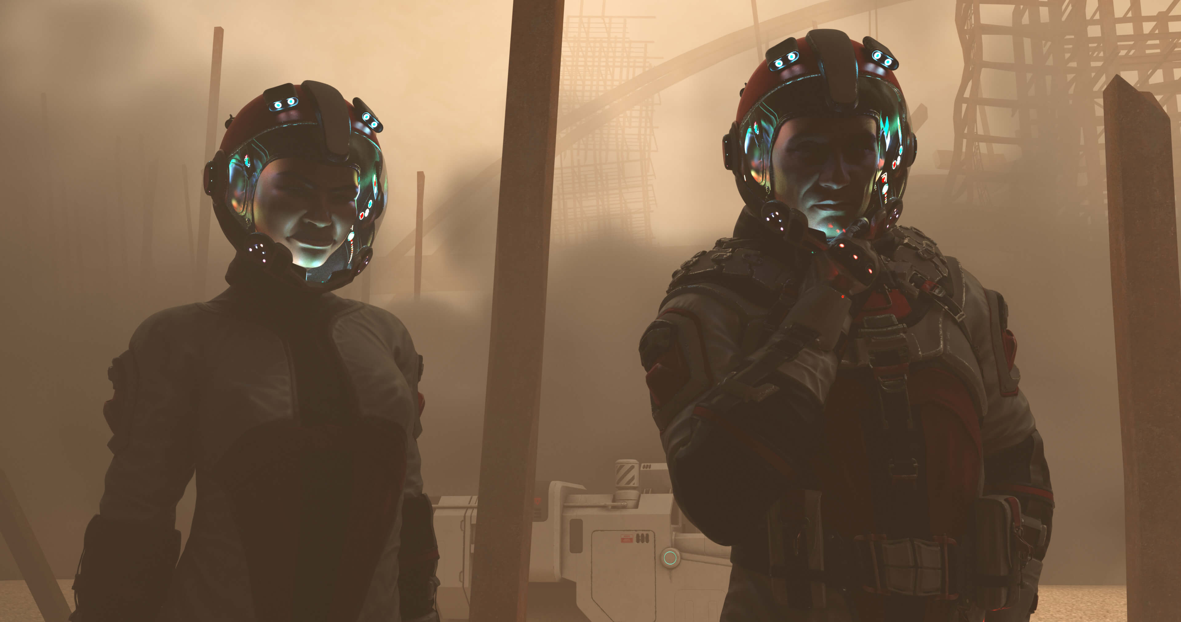 Distant Landscapes - SciFi Illustration examples (Pt 1) 3D Render