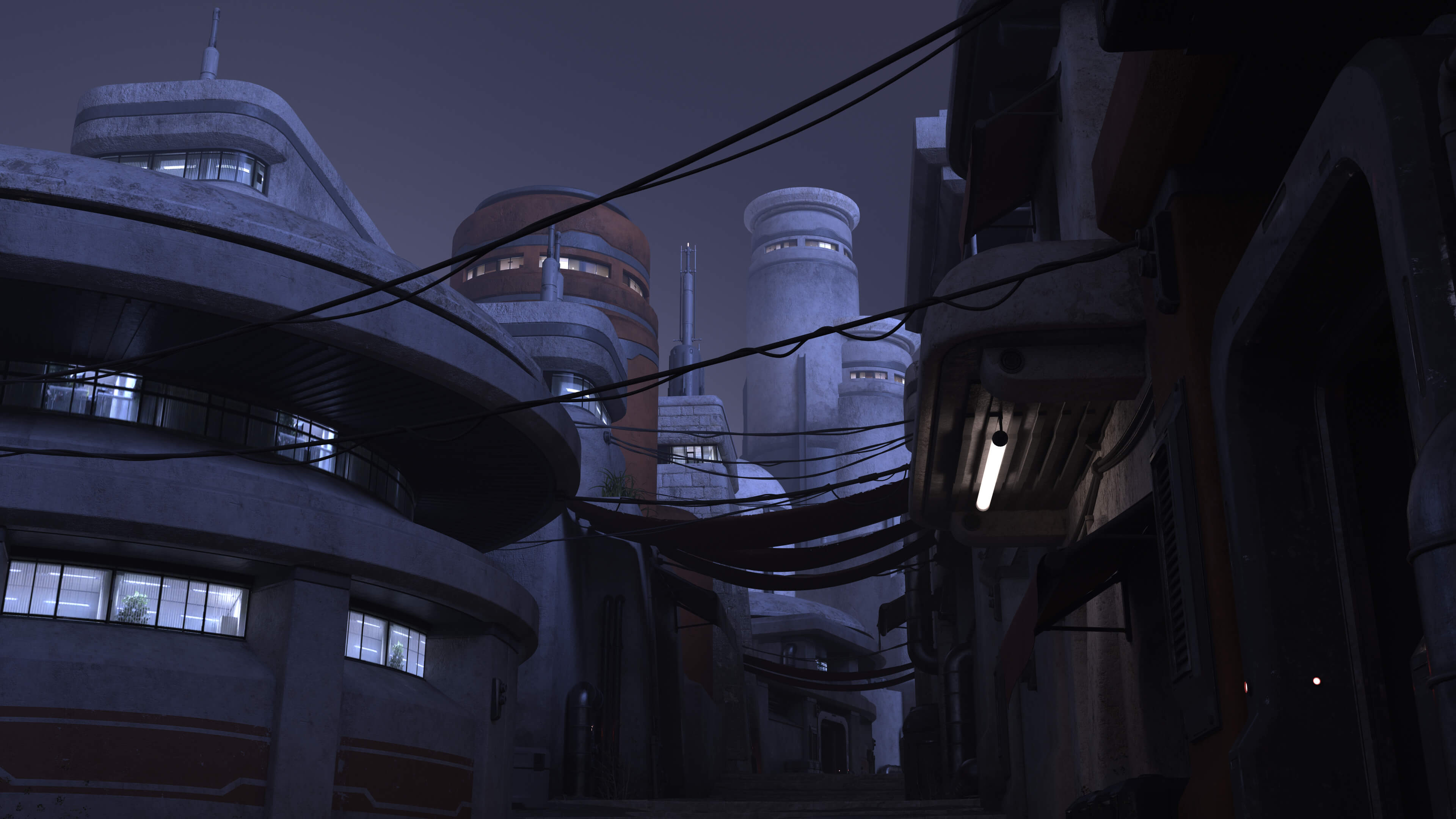 Distant Landscapes - SciFi Illustration examples (Pt 1) 3D Render