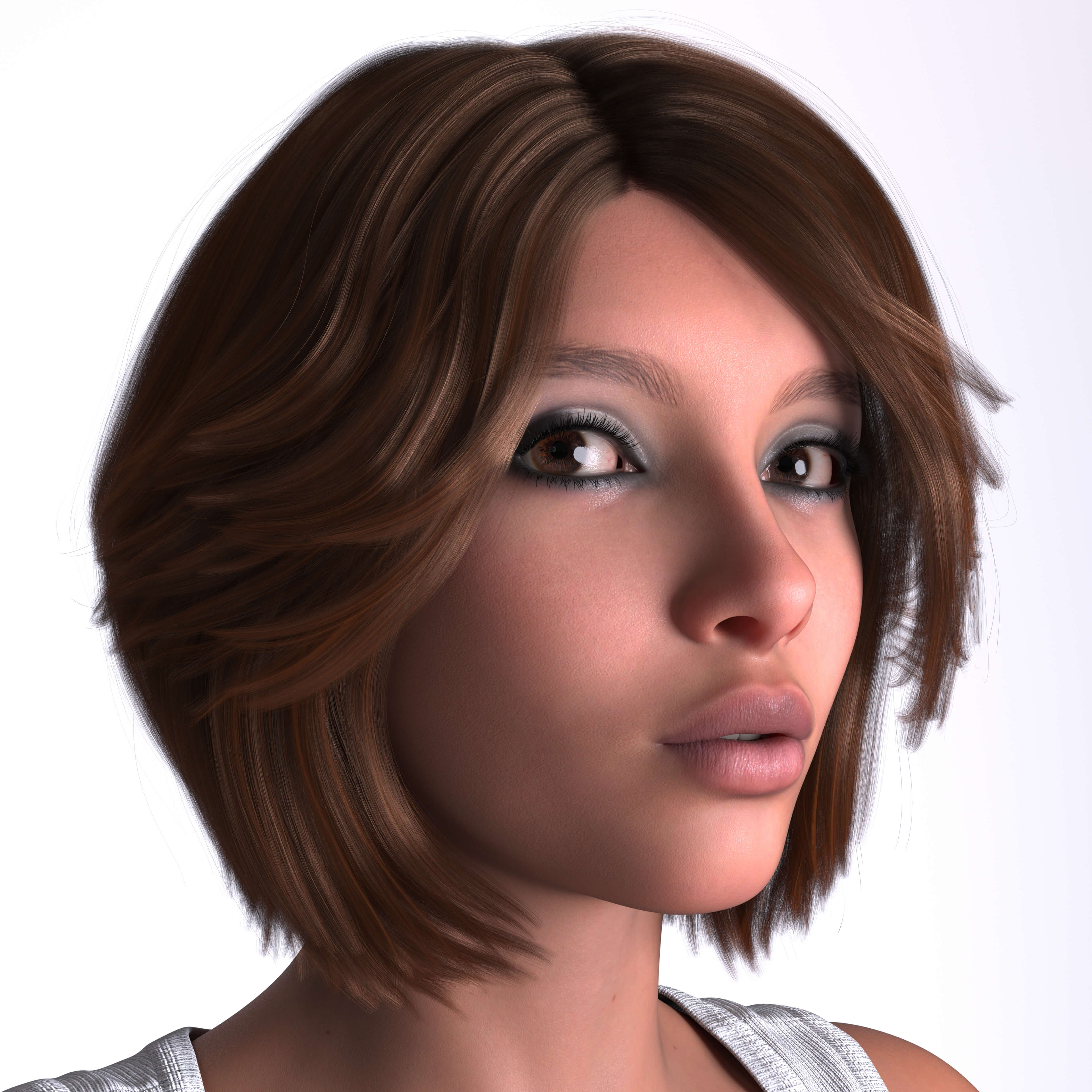 In Studio Portraits 3D Render, Digital Art by Whyte Imaging