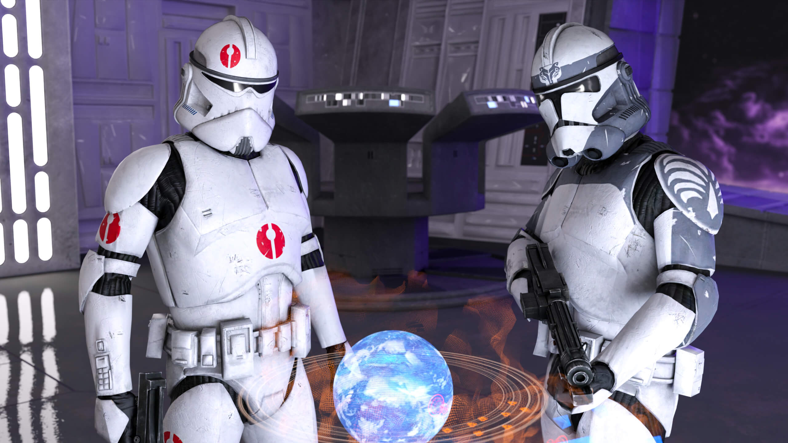 Clone Trooper Bundle for G8M + Blaster & Poses - Daz Content by WildGold